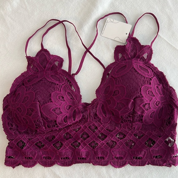 Anemone | Intimates & Sleepwear | Deep Purple Bralette | Poshmark